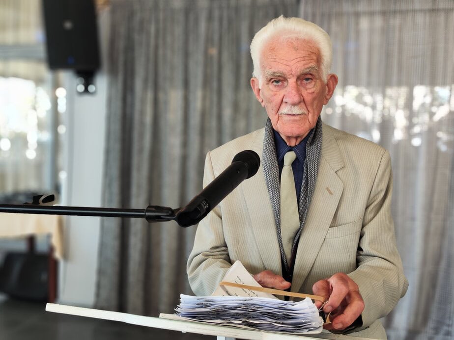 eKorinthos • Η ομιλία του Χαράλαμπου Βραχνού στους πολίτες του Λεχαίου